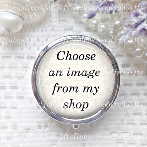 Skeleton Round Pill Case Large Round Pill Box Pill - Etsy