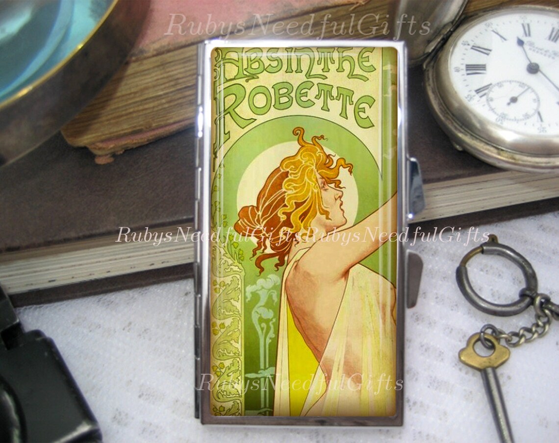 Absinthe Pill Case 7 Day Pill Box Pill Case Pill Box 7 - Etsy Ireland