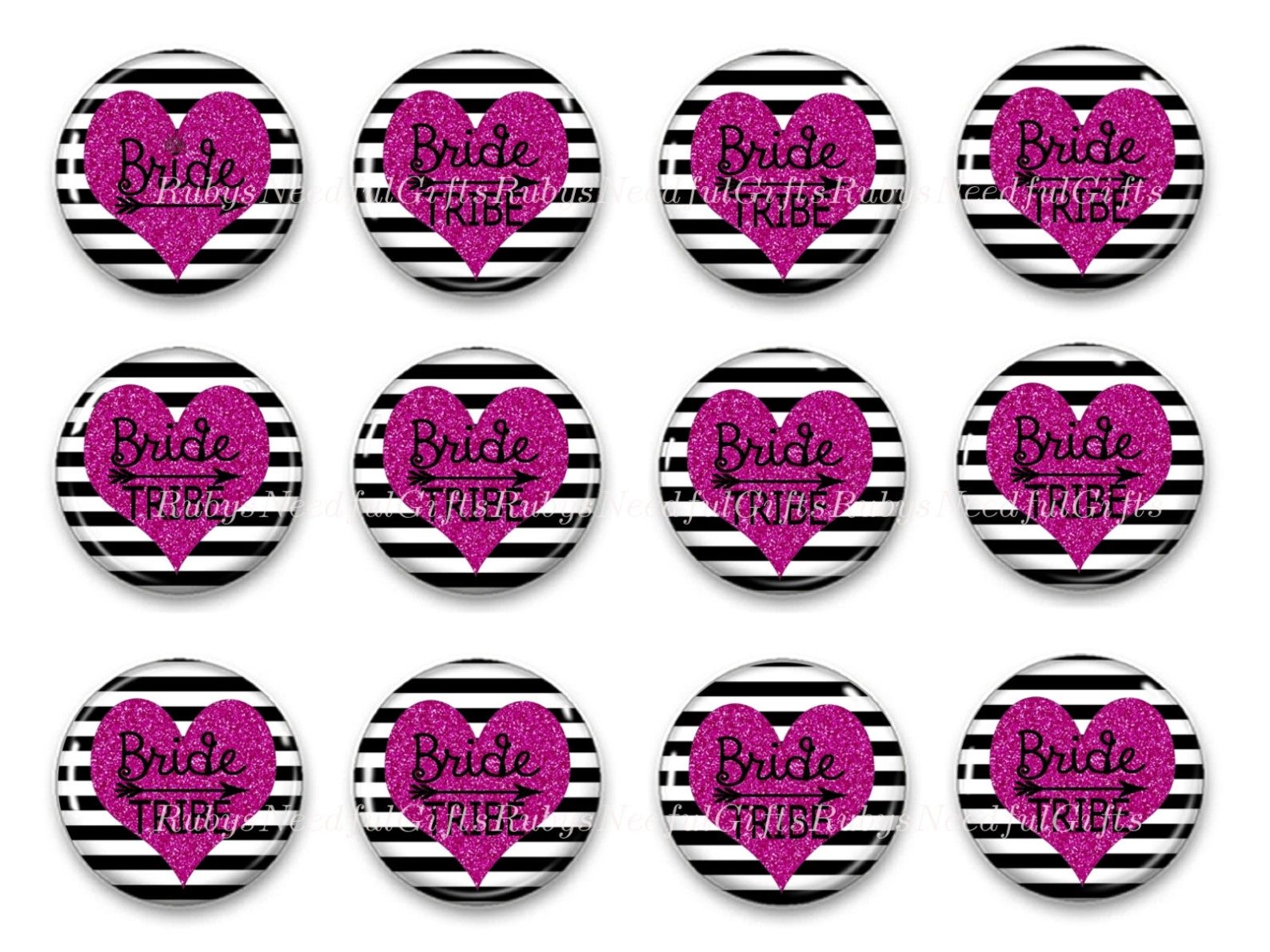 Bachelorette Pinback Badges, Lapel Pins, Badges, 1.25 Inches ...
