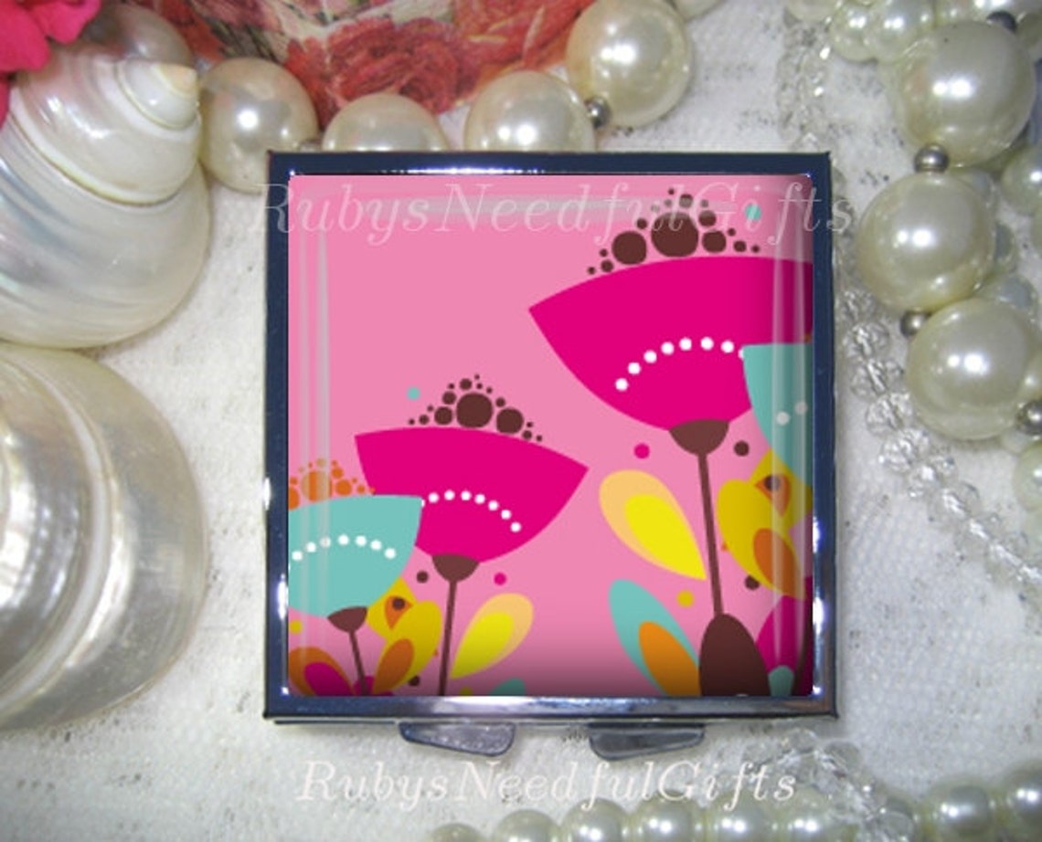 Square Pill Case Retro Pill Case Pill Box Pill Container - Etsy