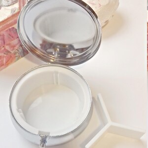 Skeleton Round Pill Case Large Round Pill Box Pill - Etsy