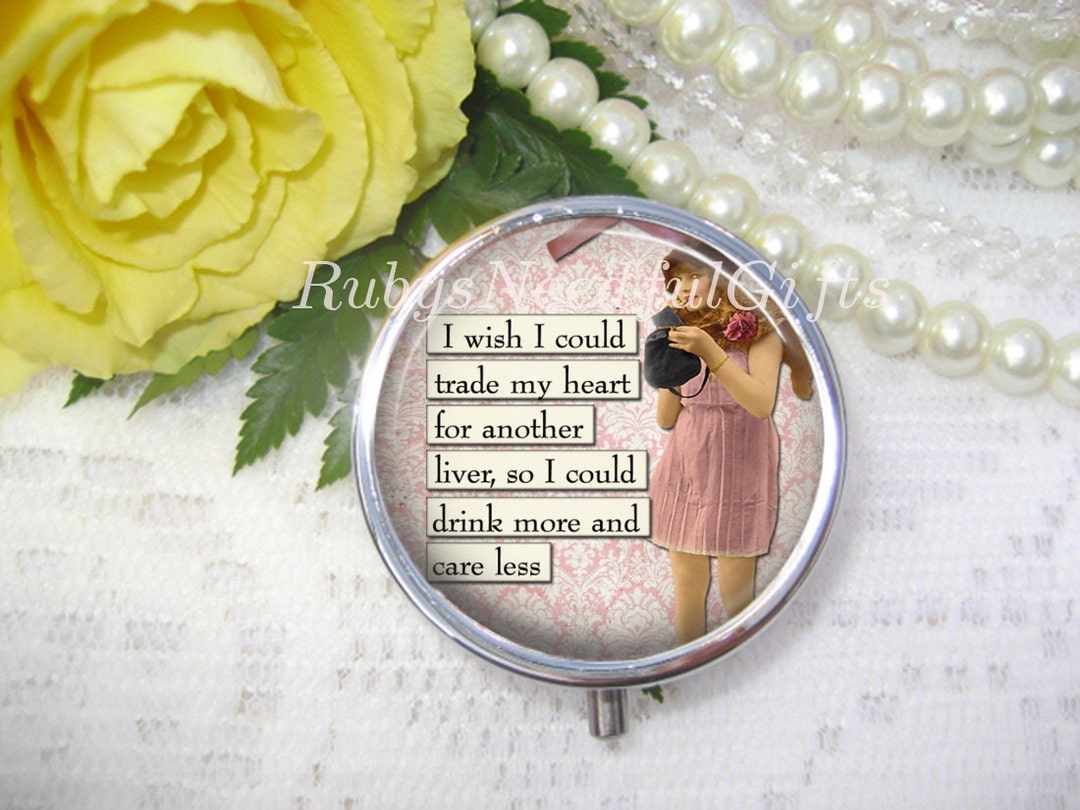 Diva Pill Case Pill Boxpill Container Mint Case Gift for - Etsy