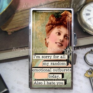 Pill Case, Menopause Diva, 7 Day Pill Box, Pill Case, 7 Sections, Pill ...