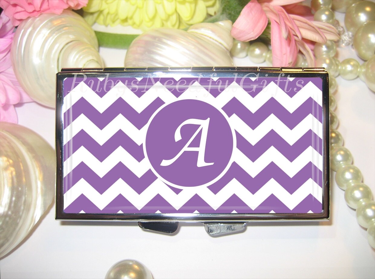 Monogram Pill Case 7 Day Pill Box Pill Case Pill Box 7 - Etsy