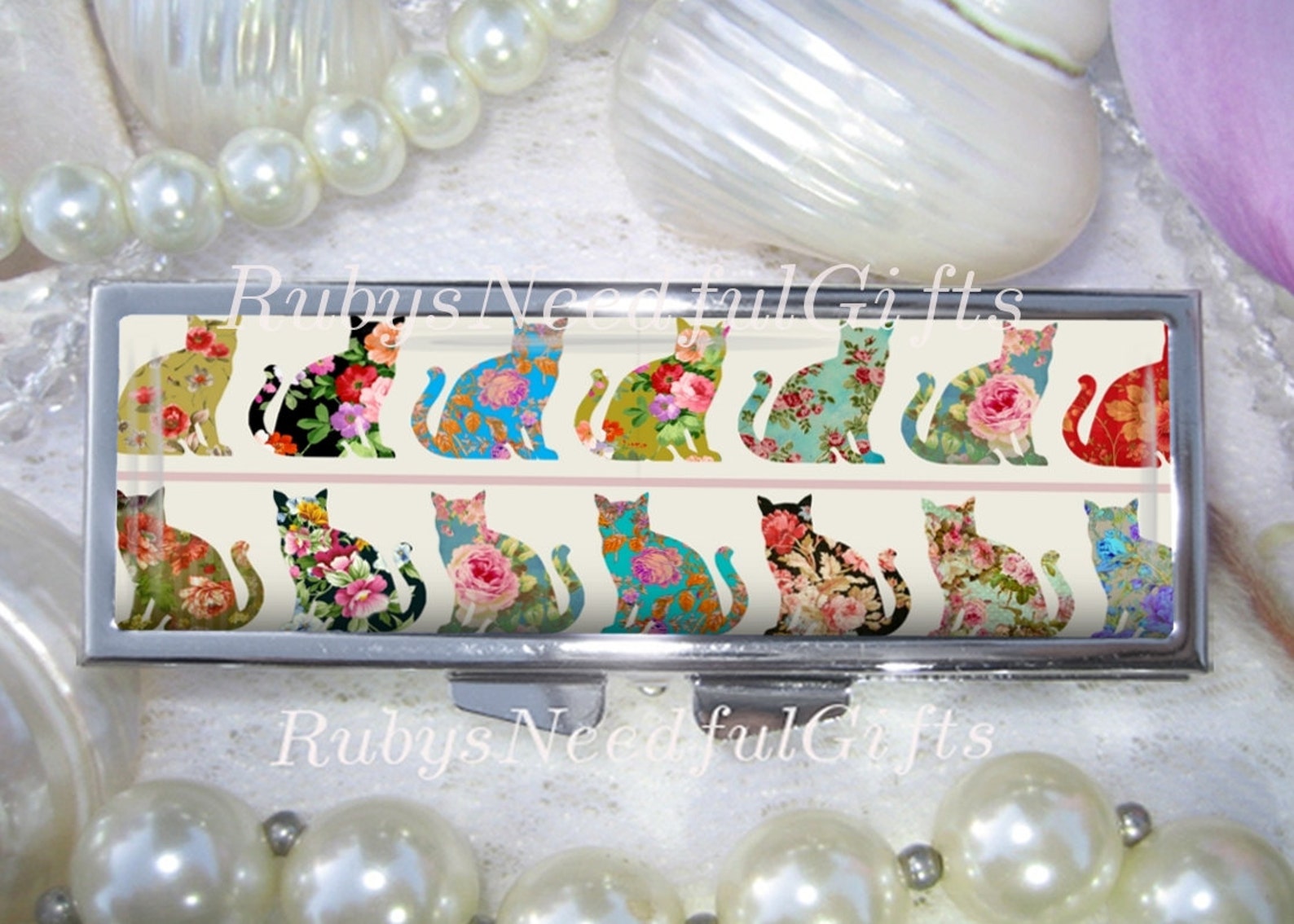 Cats Pill Case 3 Section Pill Box Pill Case Pill Box 3 - Etsy
