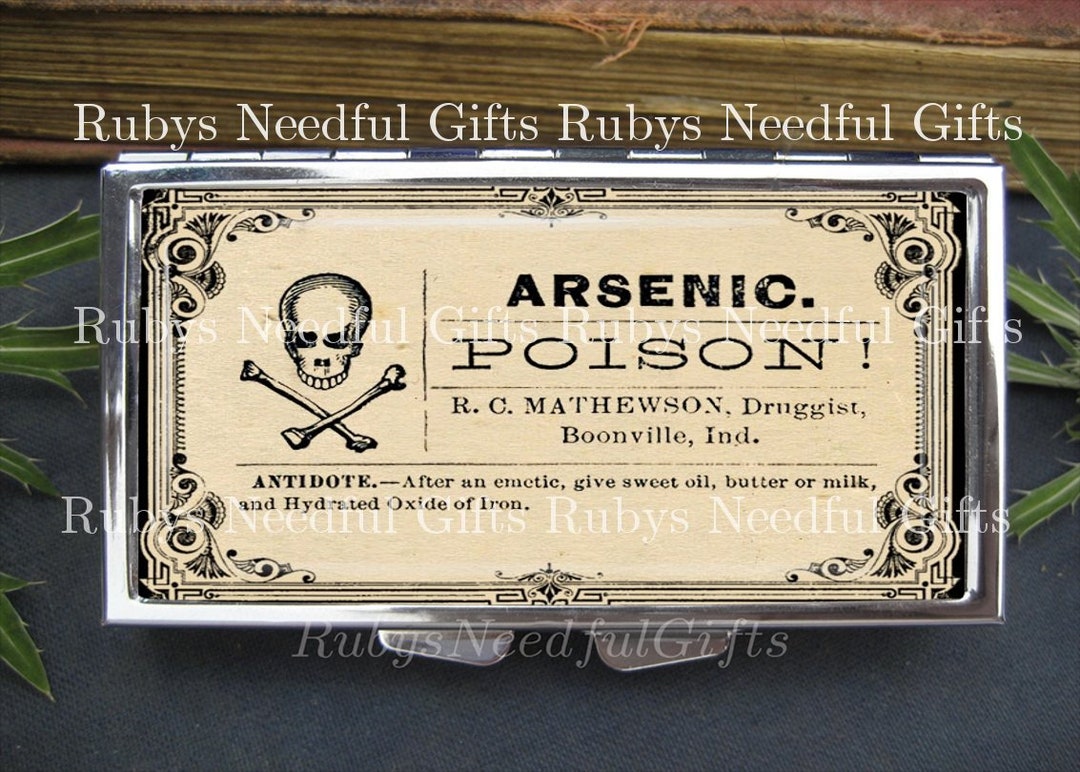 Arsenic Pill Case 7 Day Pill Box Pill Case Pill Box 7 - Etsy