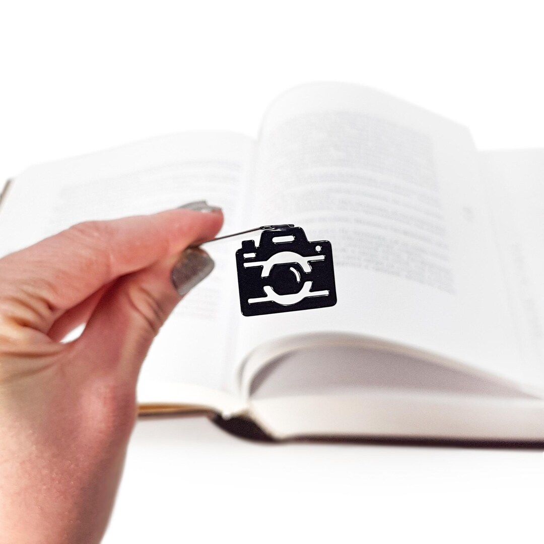 Bookmark Photo Camera | Small Bookish Gift for Photography Fans - Etsy UK