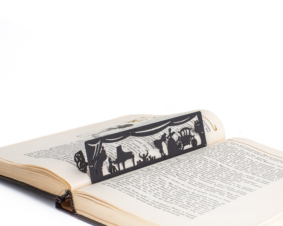 Theater Bookmark: Black Metal Book Lover Gift - Etsy UK