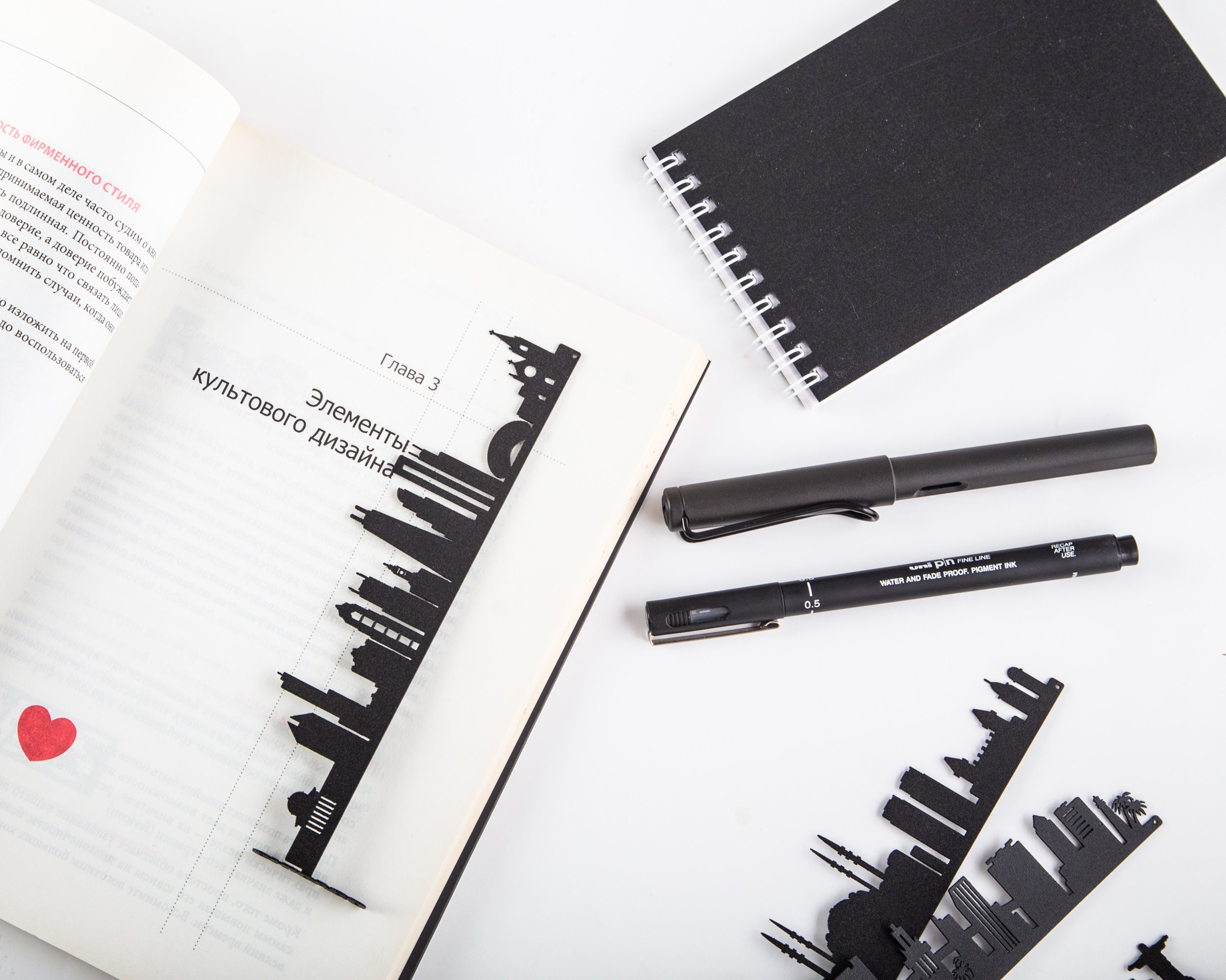 Metal Bookmark Cityscape Chicago // Chicago Love // Gift for - Etsy