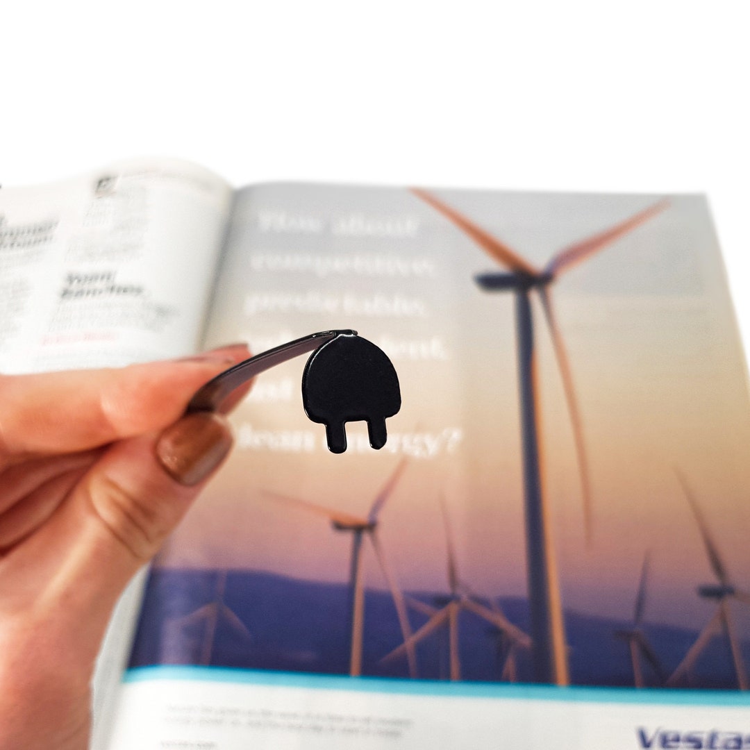 Novelty Bookmark Electrical Plug, Small Personalized Bookish Gift for ...