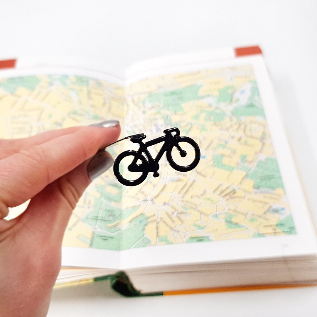 Bookmark Bicycle | Small Personalized Bookish Gift for Bike Loving Avid ...