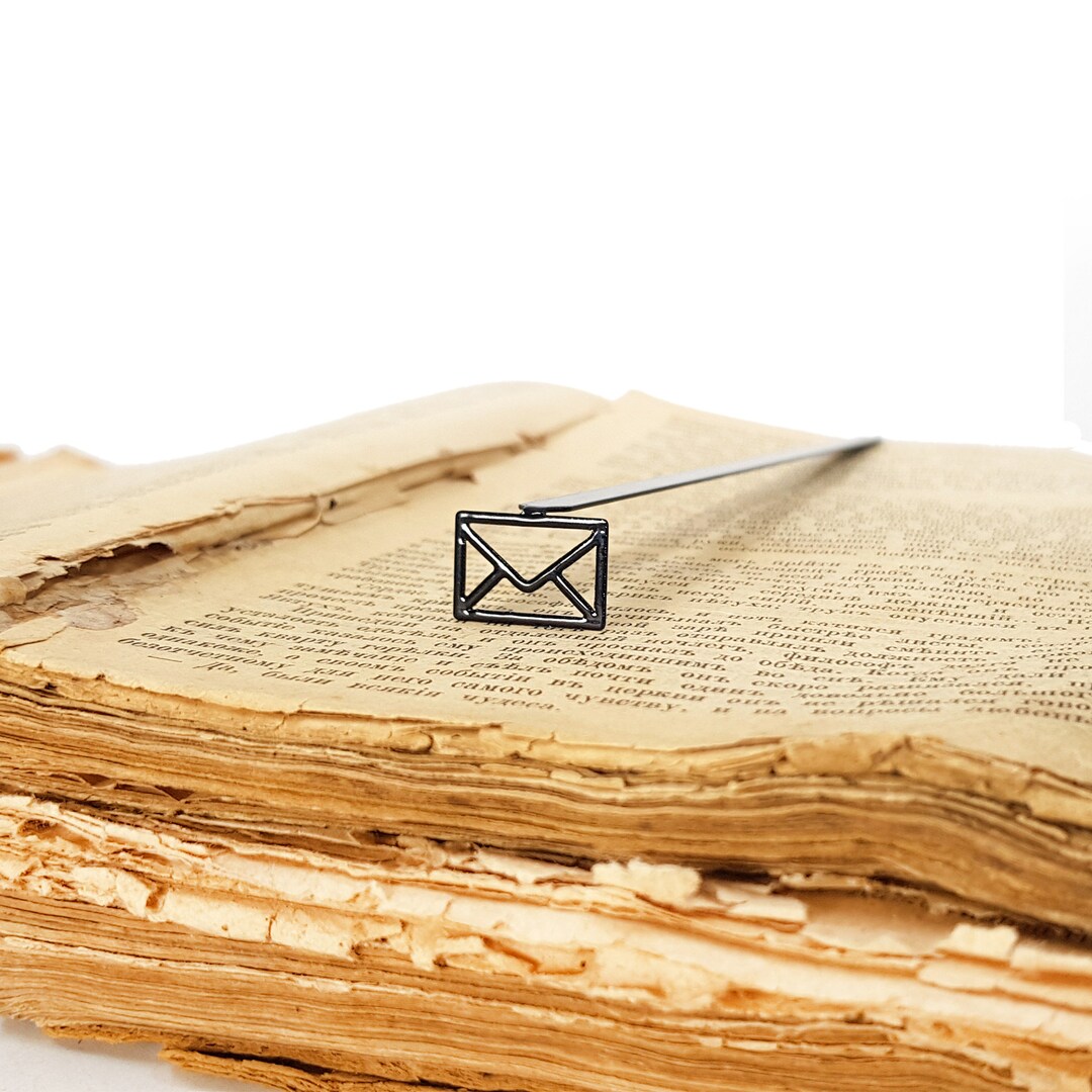 Envelope Bookmark: Personalized Metal Bookish Gift - Etsy