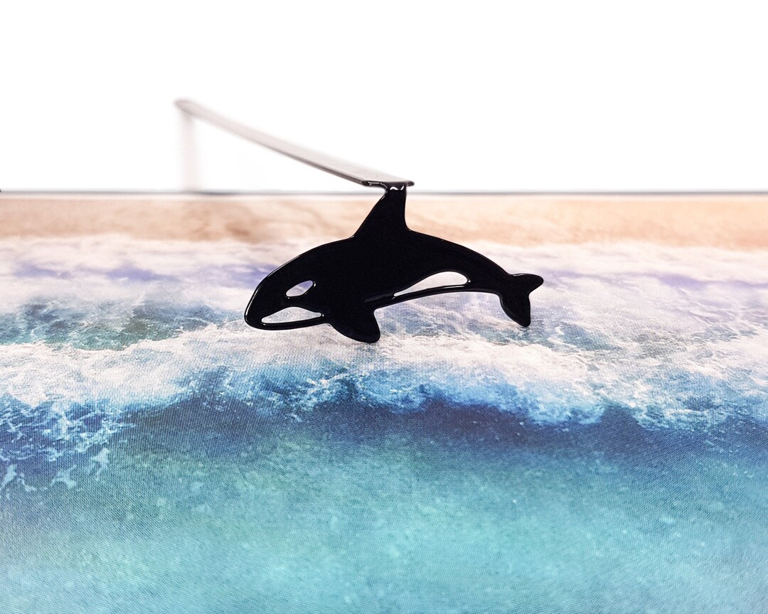 Bookmark Killer Whale Orca Small Personalized Bookisg Gift for Whale ...