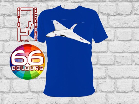 Avro Vulcan B1 Anti-flash White Personalised T-shirt 66 | Etsy