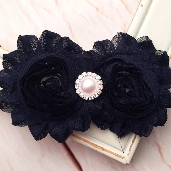 Navy Blue Hair Clip - Etsy