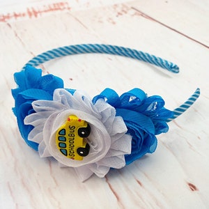 School Headband, Back to School Headband, School Bus Headband, Yellow ...