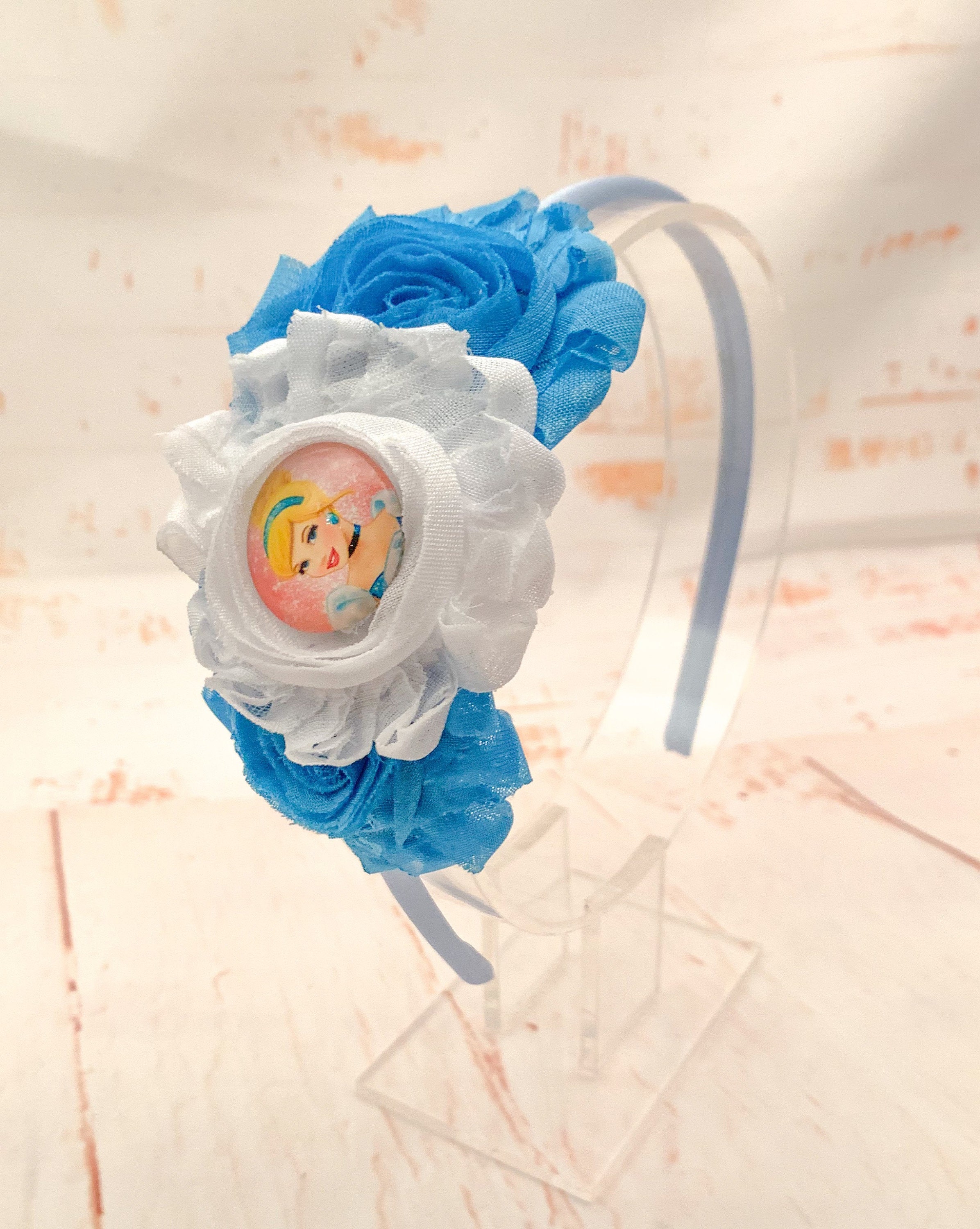 Cinderella Headband Princess Cinderella Blue Cinderella - Etsy Australia