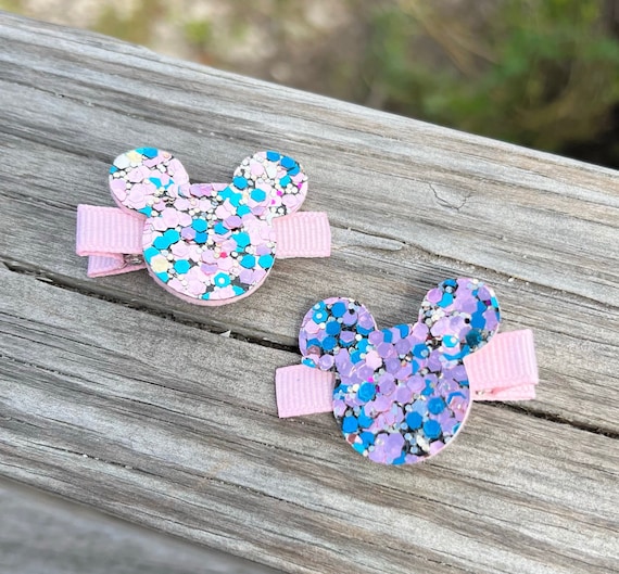 Minnie Mouse Head Clip Minnie Hair Clips Etsy UK