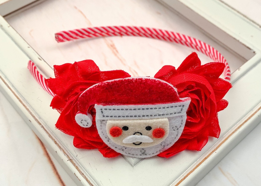 Santa Headband Christmas Santa Headband Santa Claus - Etsy