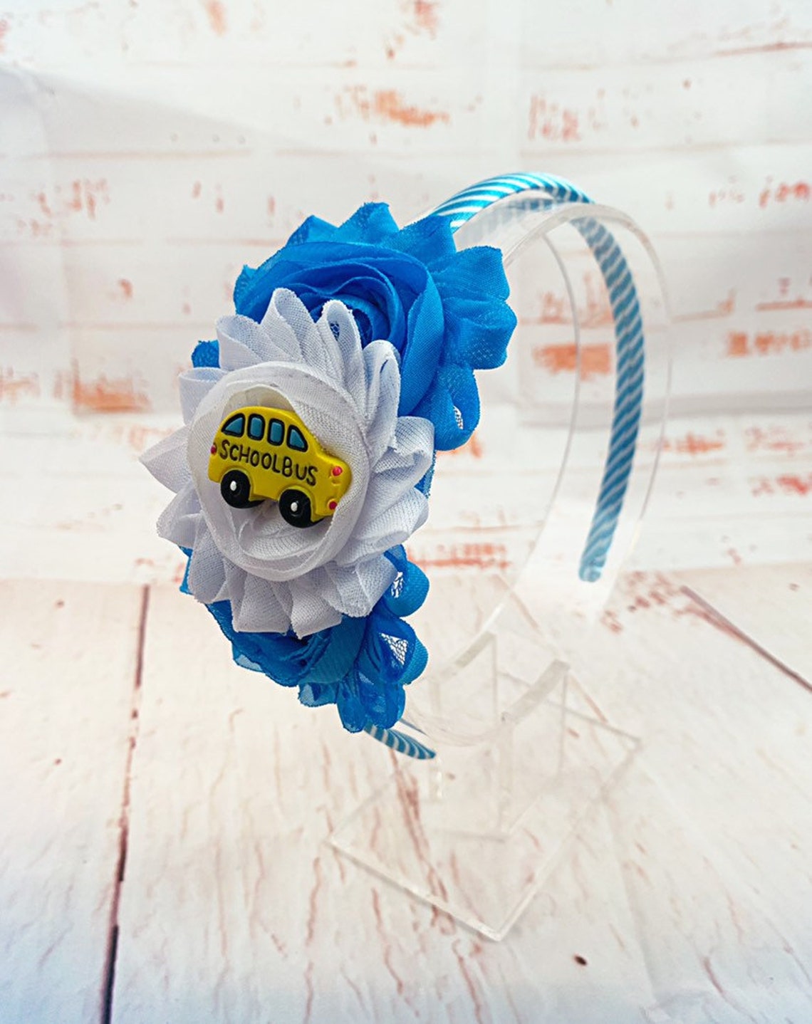 School Headband, Back to School Headband, School Bus Headband, Yellow ...
