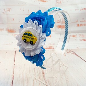 School Headband, Back to School Headband, School Bus Headband, Yellow ...