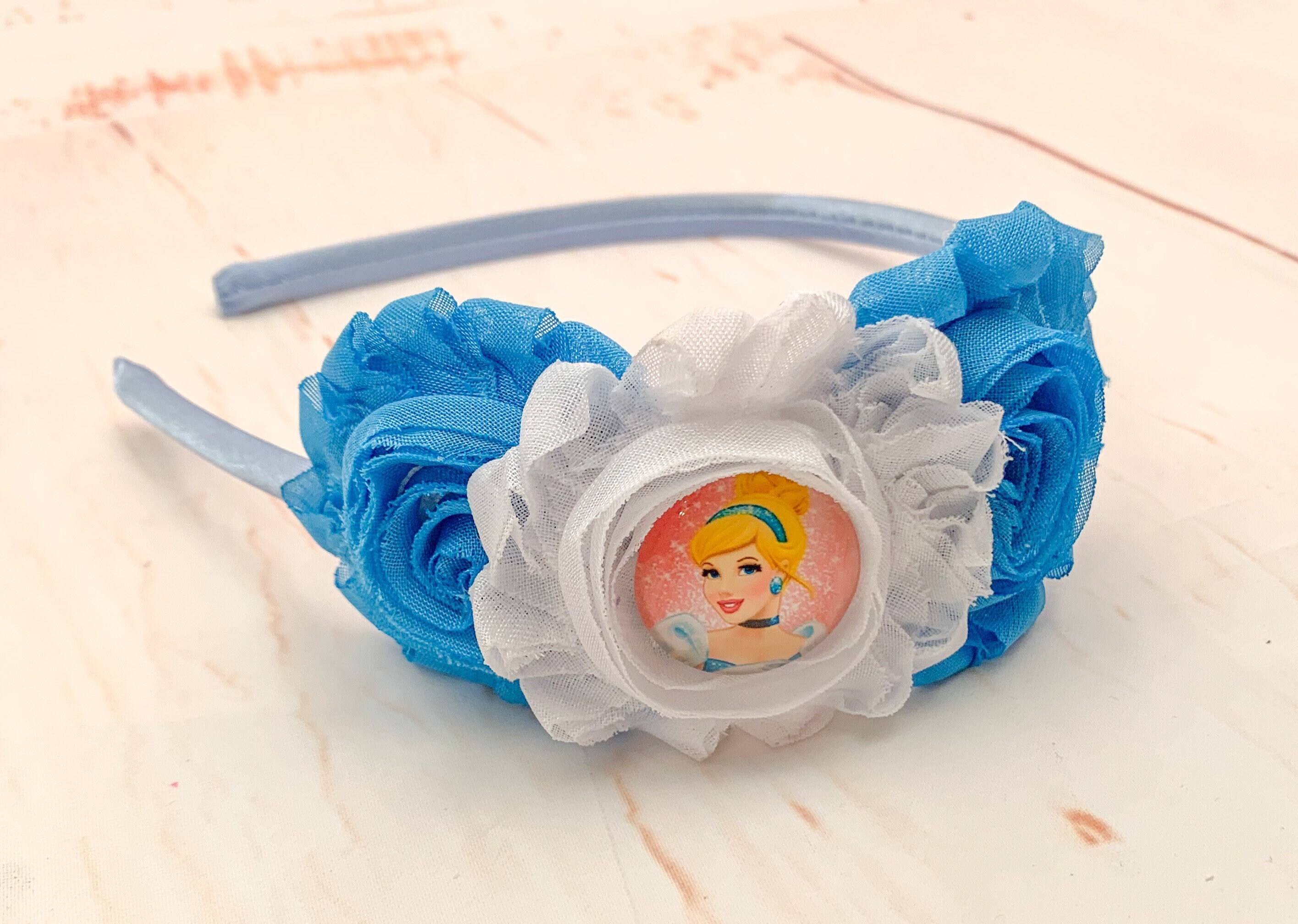 Cinderella Headband Princess Cinderella Blue Cinderella - Etsy Australia