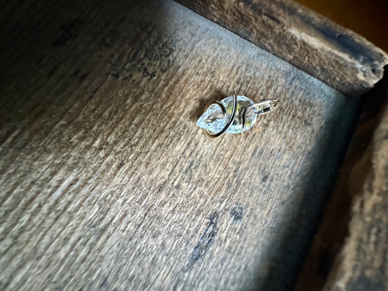 Faceted Quartz Petroleum Enhydro in 14k Gold Pendant - Etsy