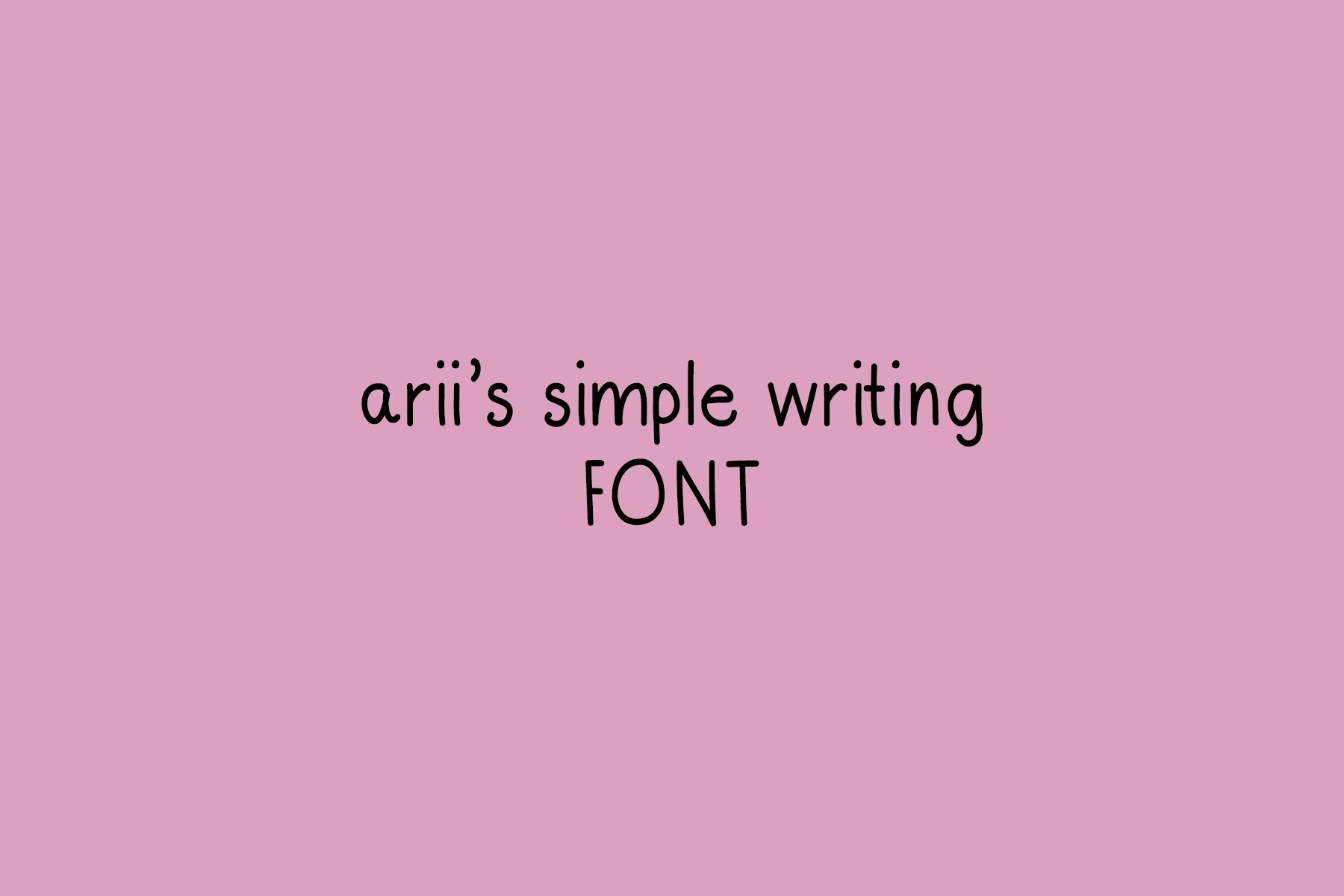 Writing A Simple