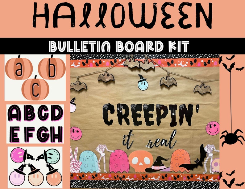 Halloween Bulletin Board & Door Display - Etsy