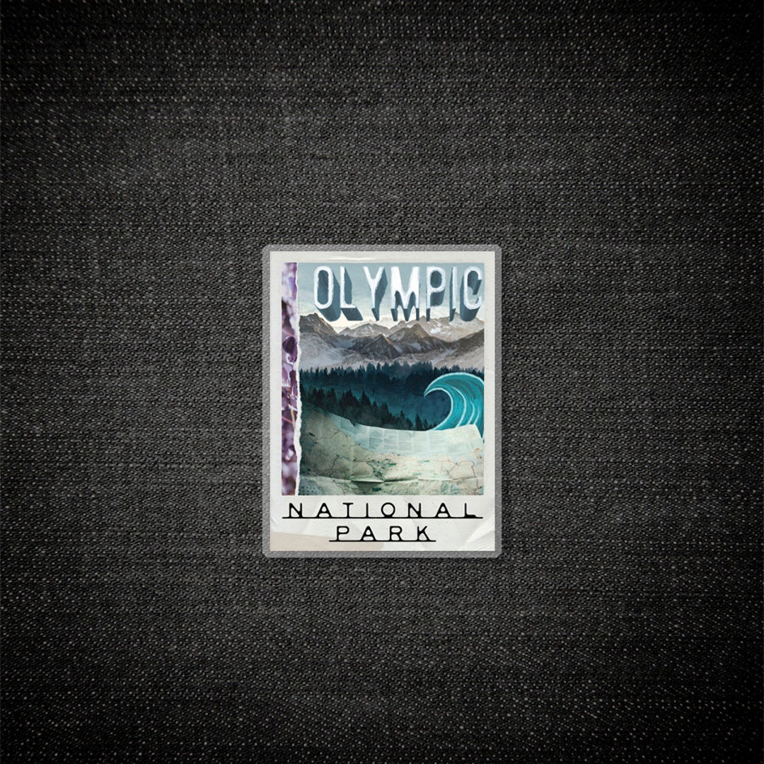 Olympic National Park Polaroid PIN / Acrylic Pin / Mixed - Etsy