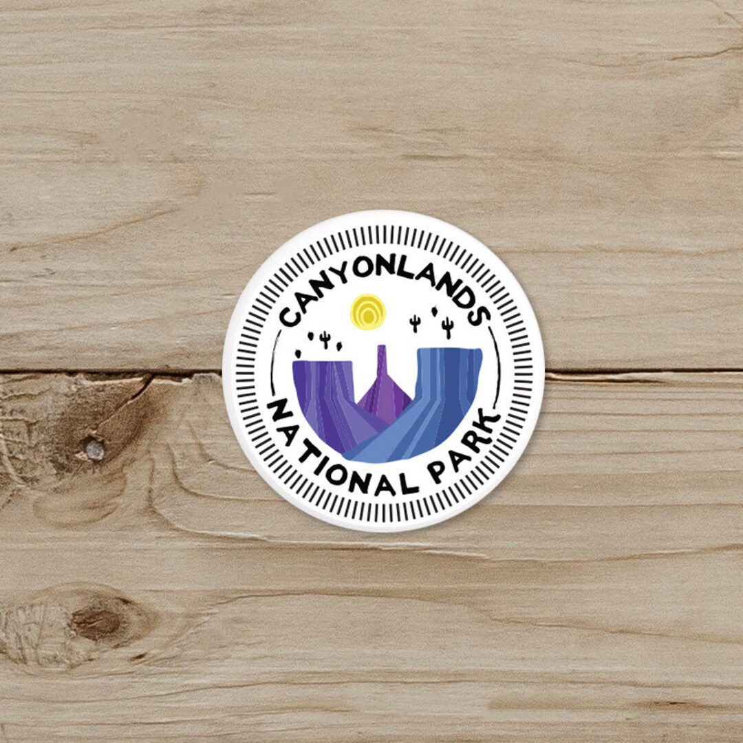 Canyonlands National Park Button - Collectable Whimsical Button Series ...