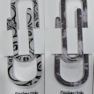 Jumbo Paper Clip Bookmarks / Fancy Stationary Clips - Etsy