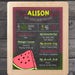 Watermelon Summer Theme Birthday Party Package Deal Digital Files - Etsy