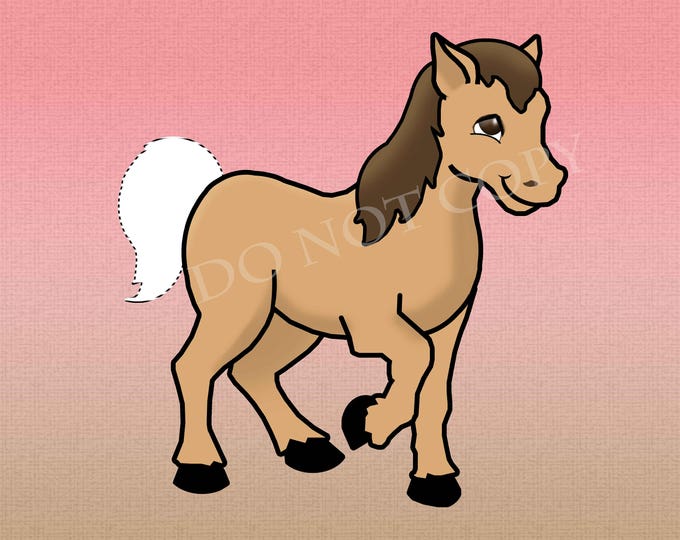 PIN the Tail on the Pony - Sunny - Printable Pin-the-tail Game ...