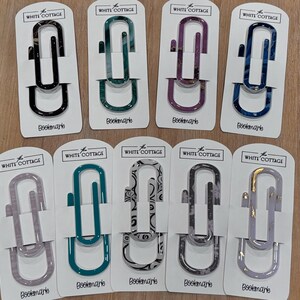 Jumbo Paper Clip Bookmarks / Fancy Stationary Clips - Etsy