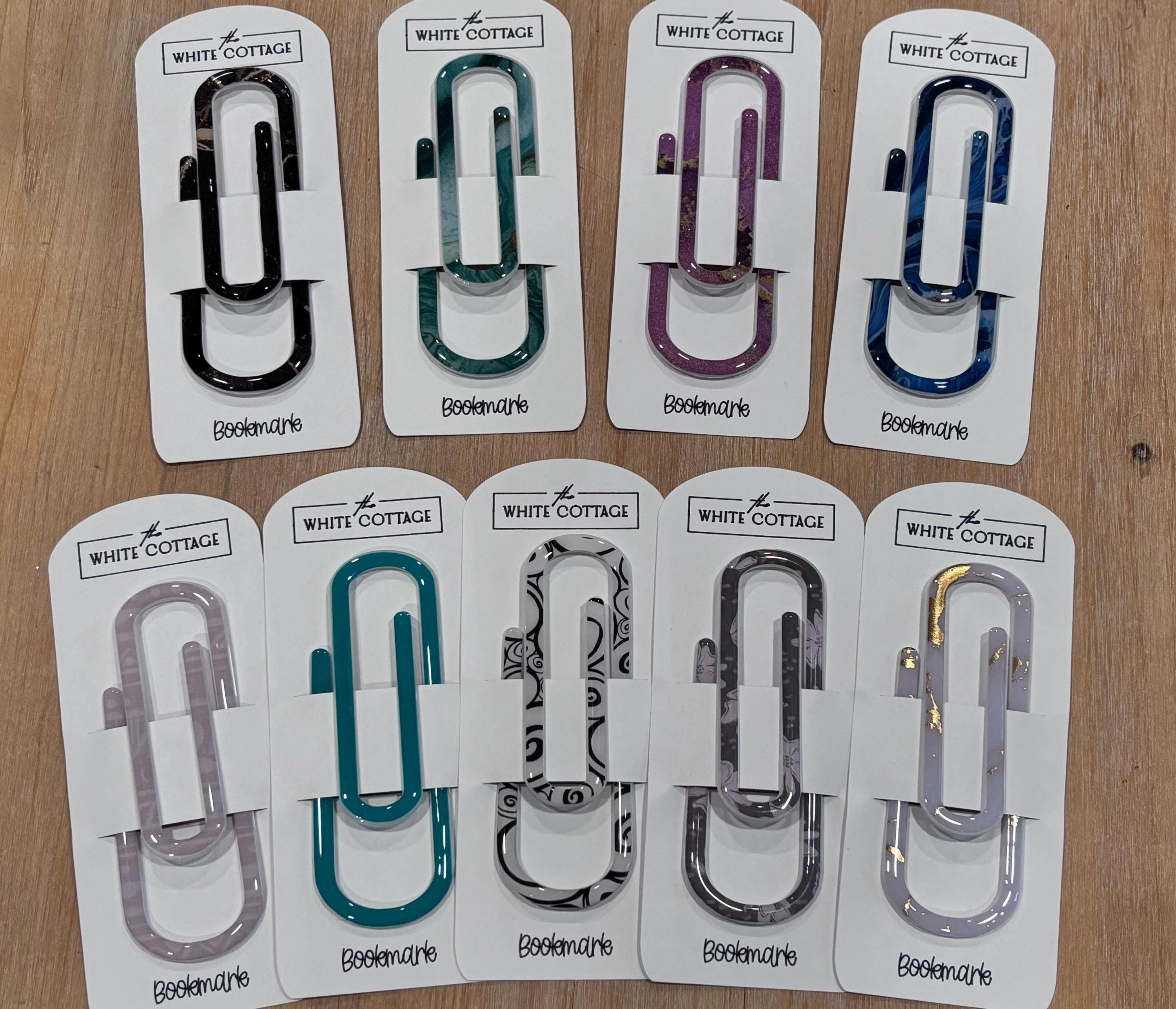 Jumbo Paper Clip Bookmarks / Fancy Stationary Clips - Etsy