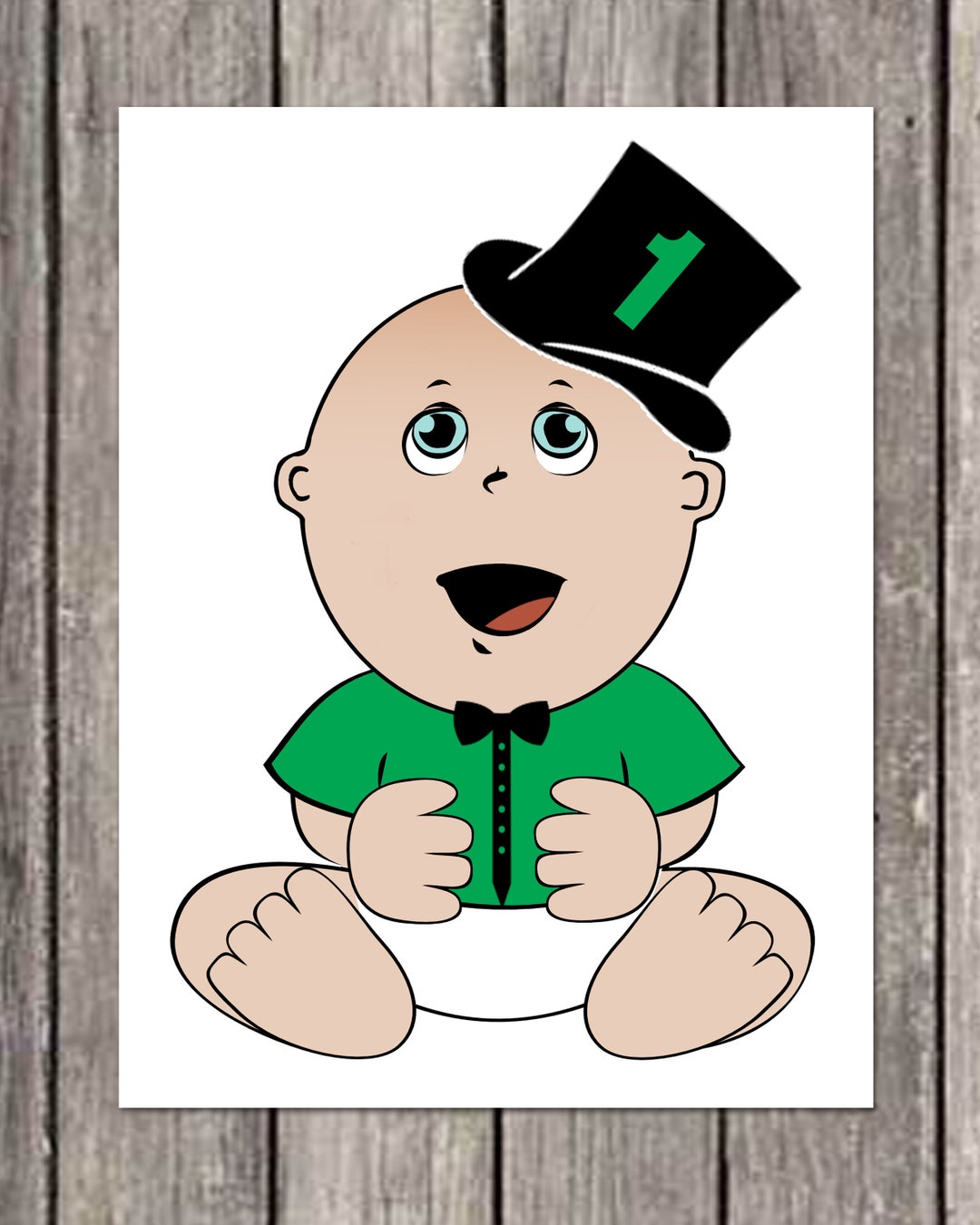 Little Man Pin the Mustache on the Baby Digital File - Etsy