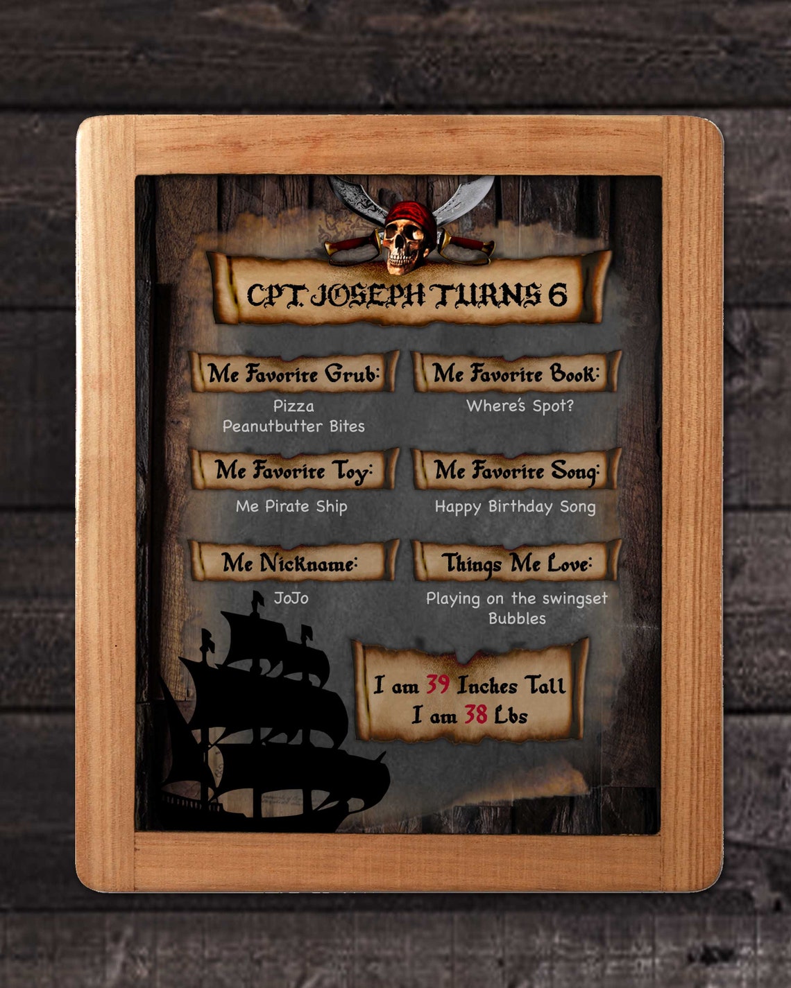 Pirate Themed Kids Birthday Party Package Deal Digital Files - Etsy