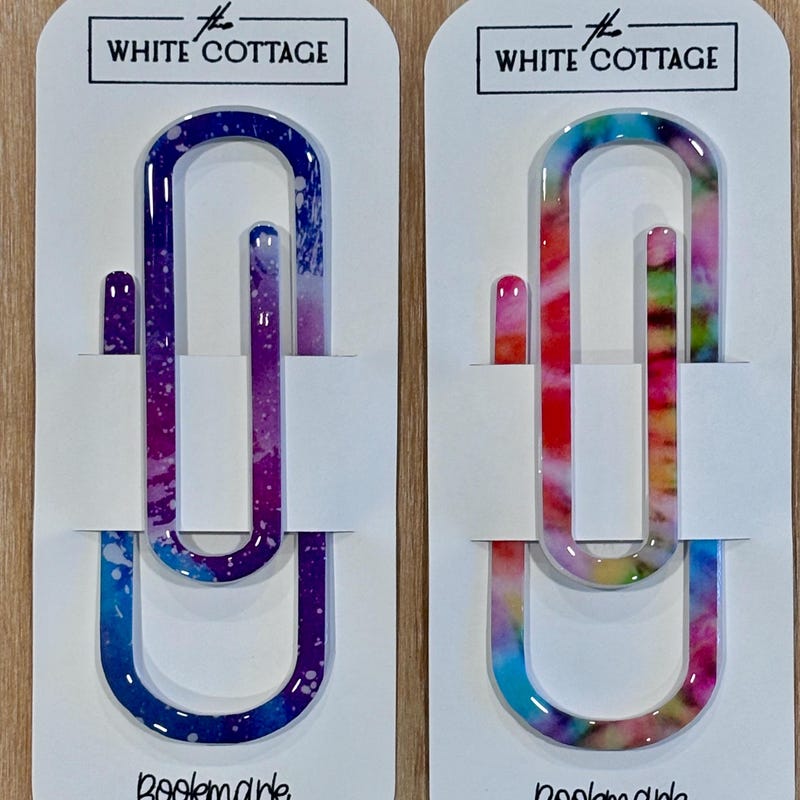 Paper Clip Bookmark - Etsy