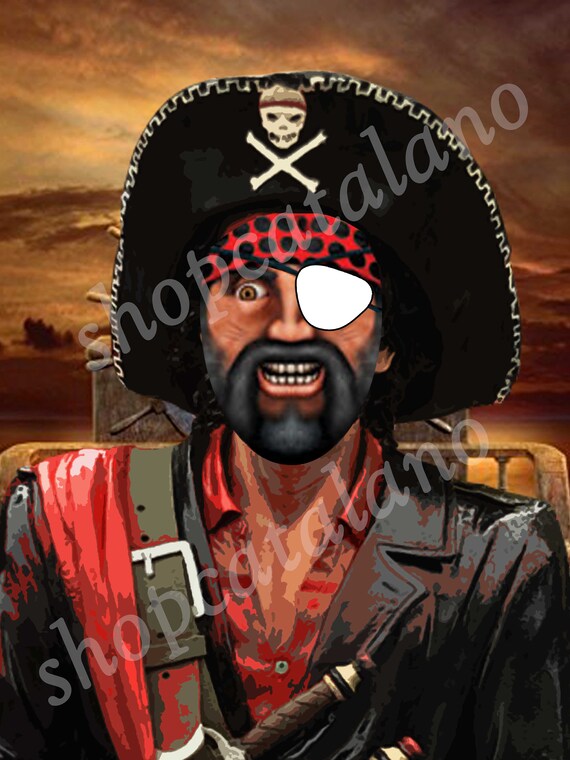 PIRATE THEMED Pin the Patch on the Pirate Party Game | Etsy