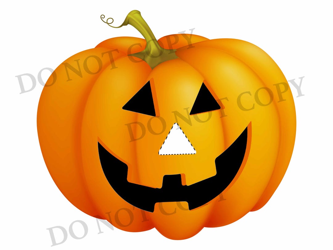 Pin the Nose on the Jack O Lantern Halloween Party Game Digital File - Etsy