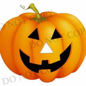 Pin the Nose on the Jack O Lantern Halloween Party Game Digital File - Etsy