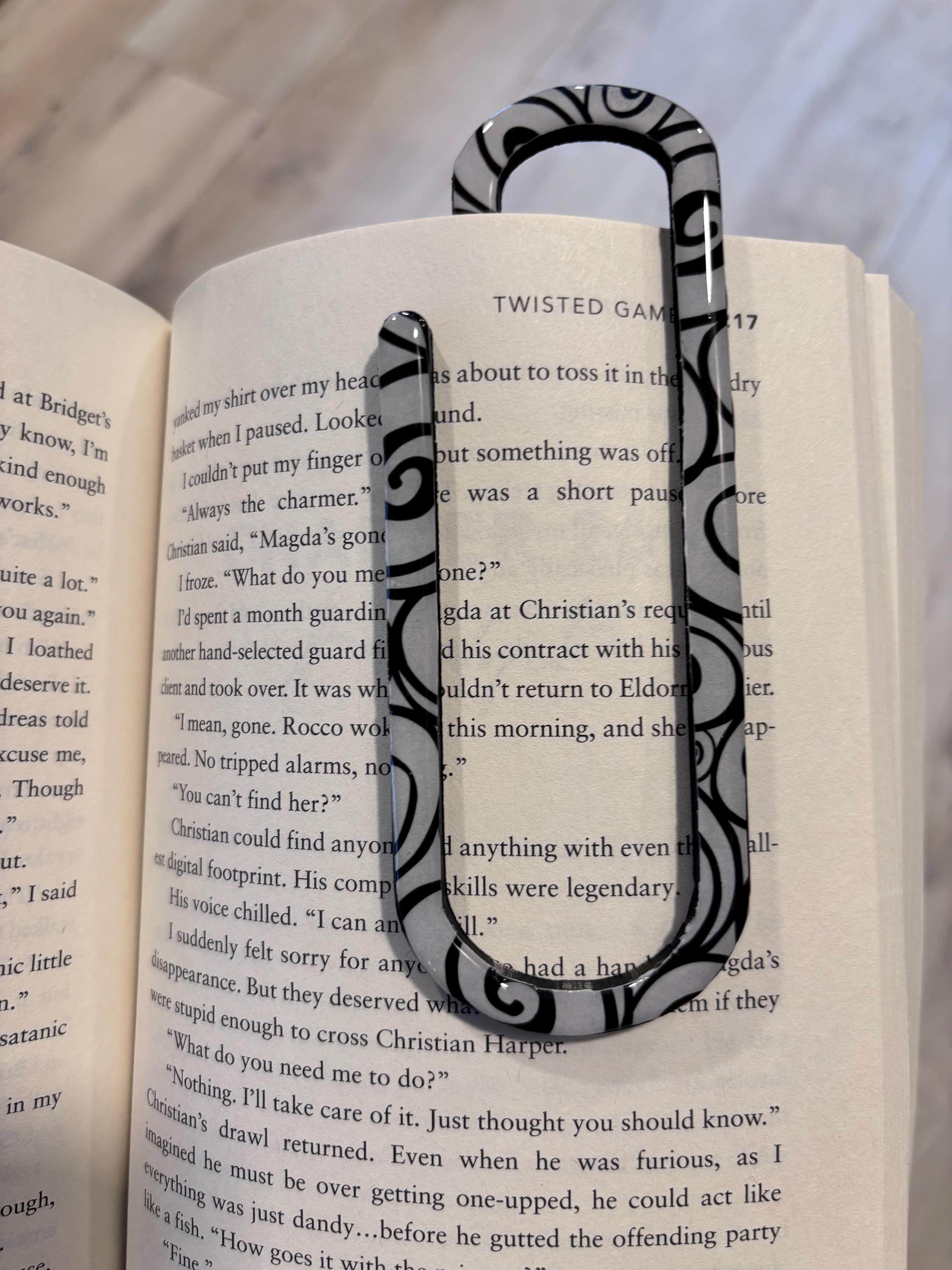 Jumbo Paper Clip Bookmarks / Fancy Stationary Clips - Etsy