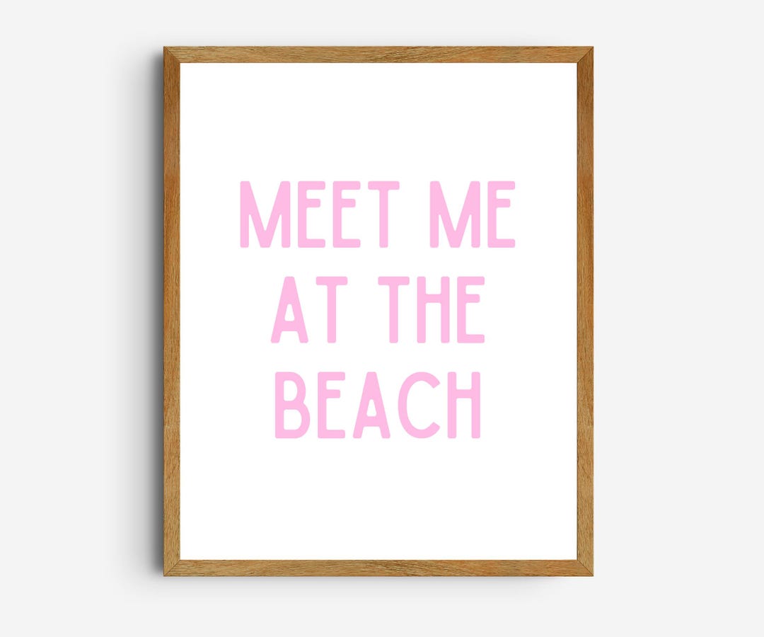 Beach House Decorating Pink Poster Prints Surf Trendy Beach House Decor ...