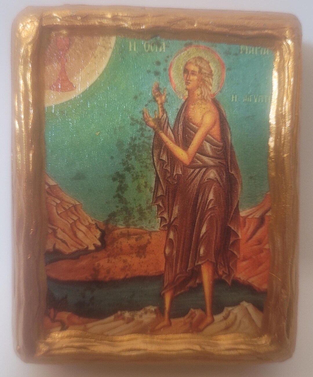 Saint Mary of Egypt Santa Maria St. Marie Agia Maria Religious Art ...