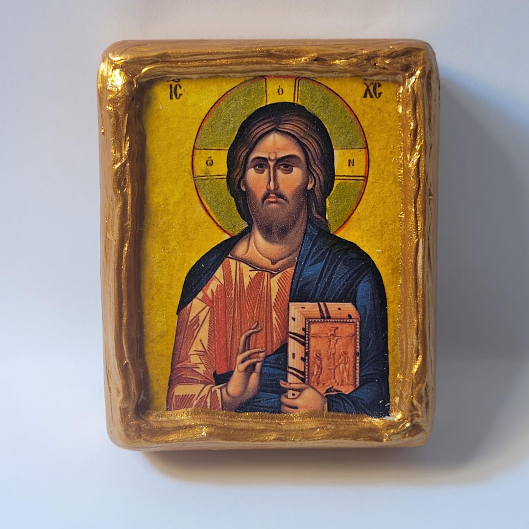 Jesus Christ Pantokrator Pantocrator Religious Art Byzantine Greek and ...