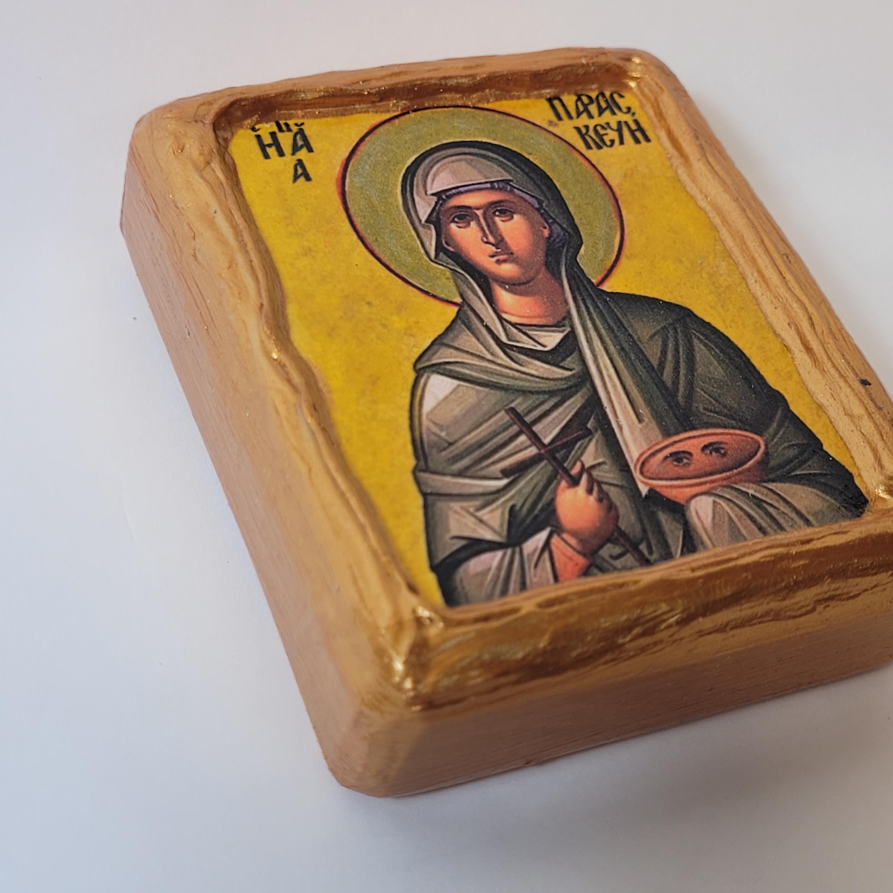 Saint Paraskeva St. Parascheva Agia Paraskevi Religious Art Byzantine ...
