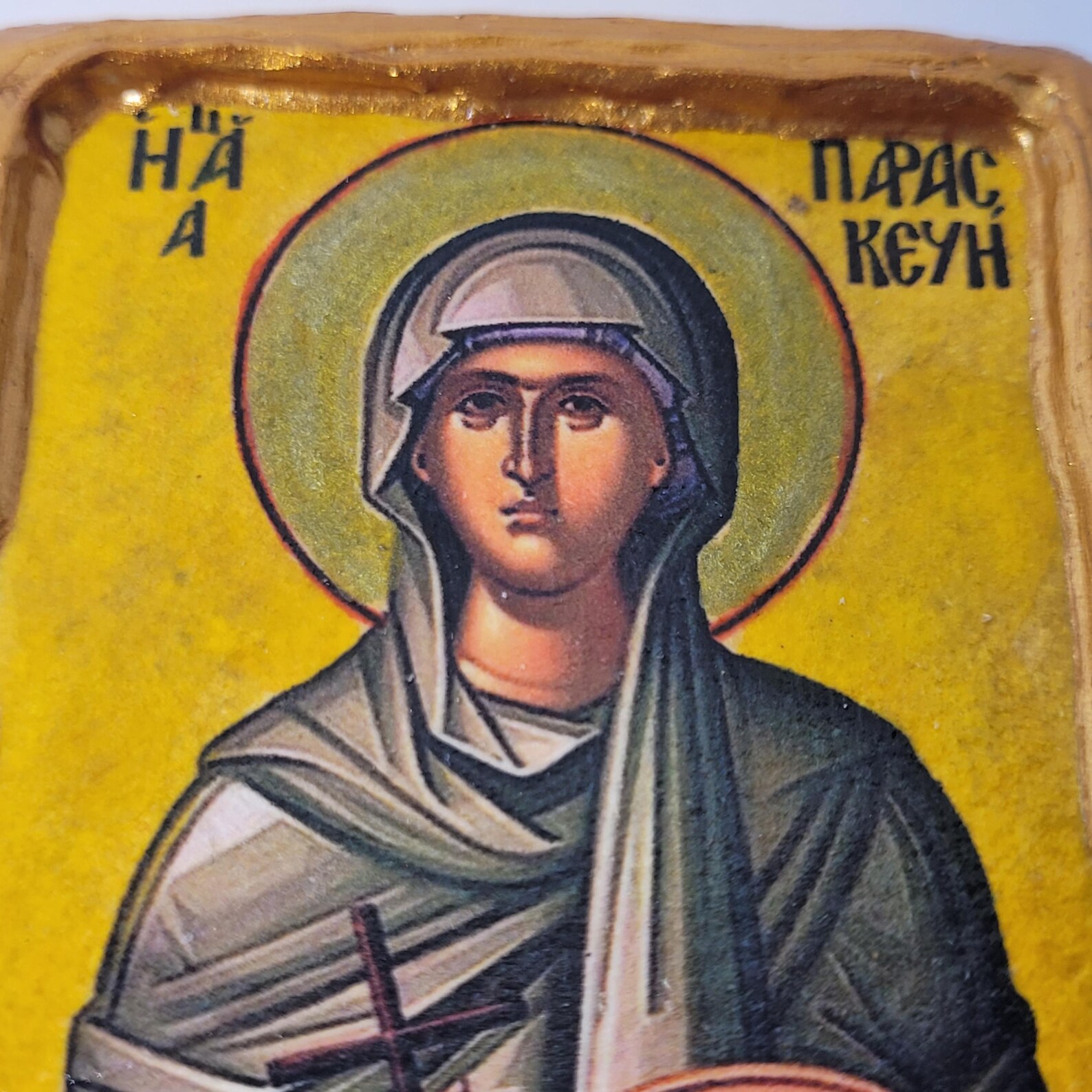 Saint Paraskeva St. Parascheva Agia Paraskevi Religious Art Byzantine ...