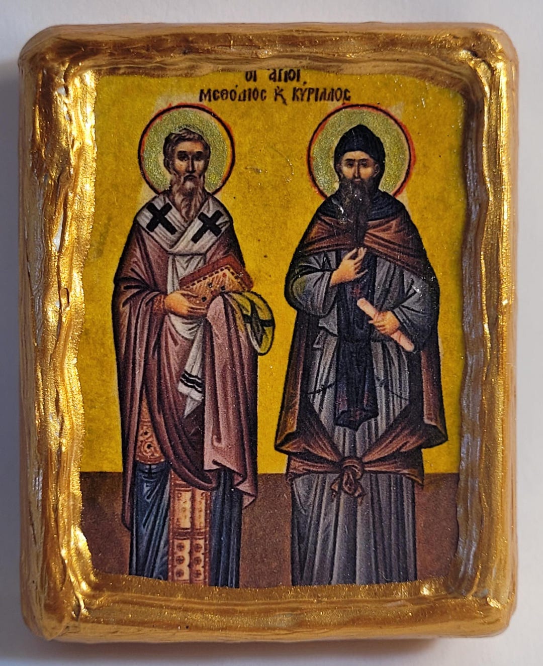 Saint Cyril St. Cyrillus and Methodios Methodius Religious Art ...