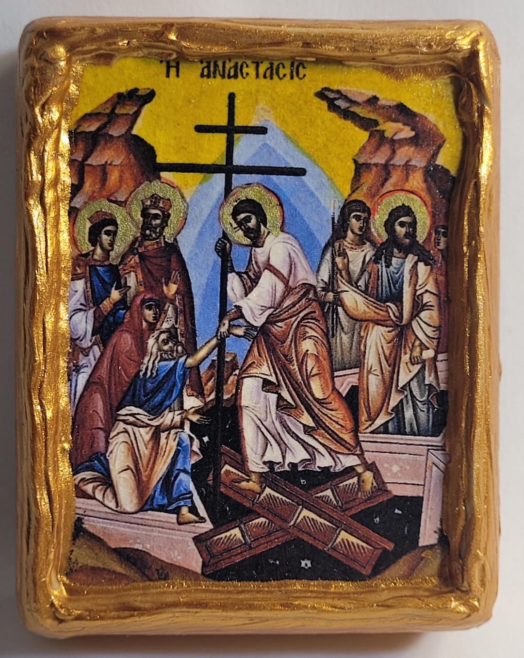 The Resurrection of Jesus Christ the Anastasis Religious Art Byzantine ...